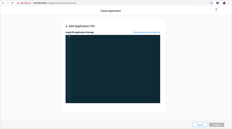 Mirantis Documentation Deploying An Application Package